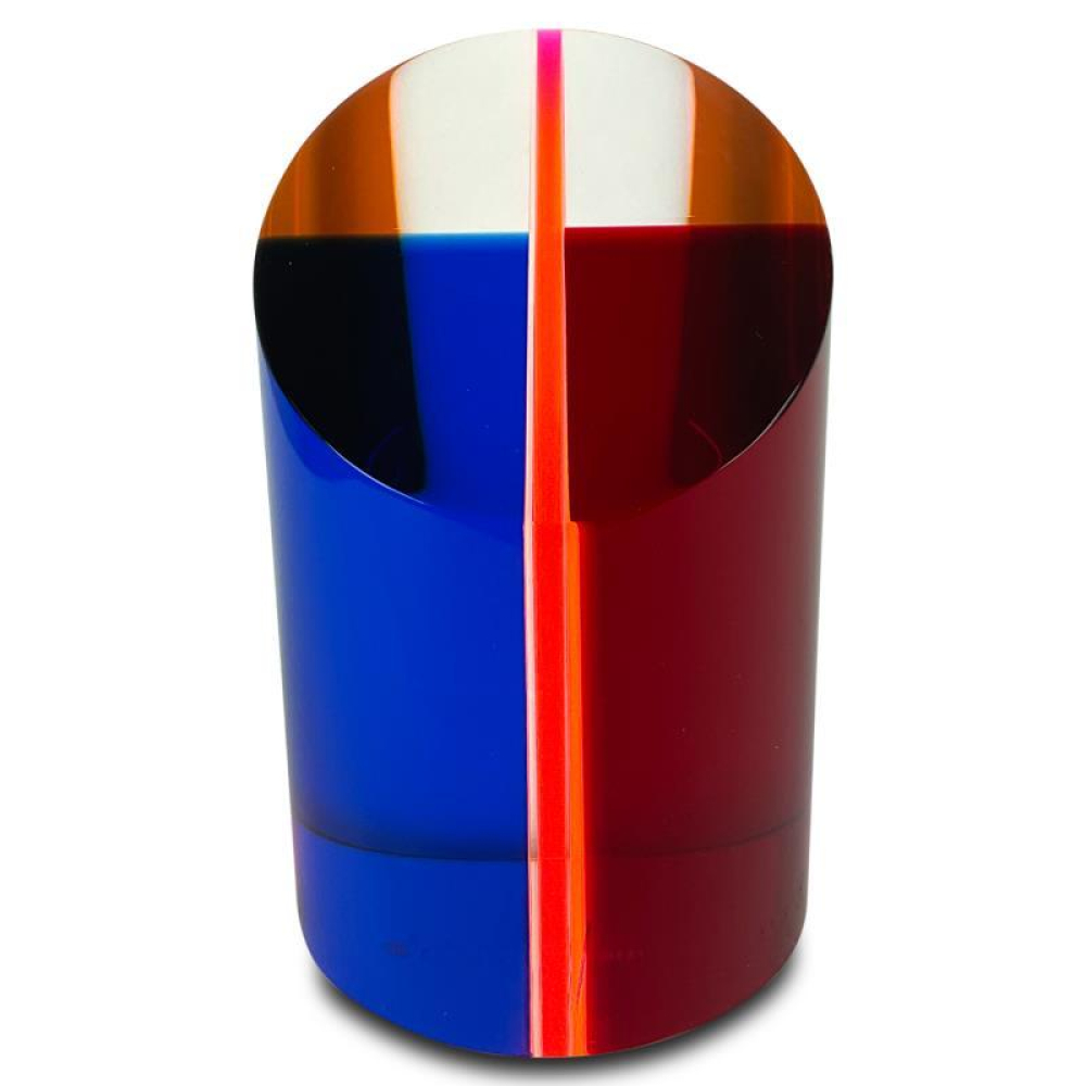 "Cylinder" Prismatic Acrylic Sculpture by Vasa (PA) | Pristine Auction