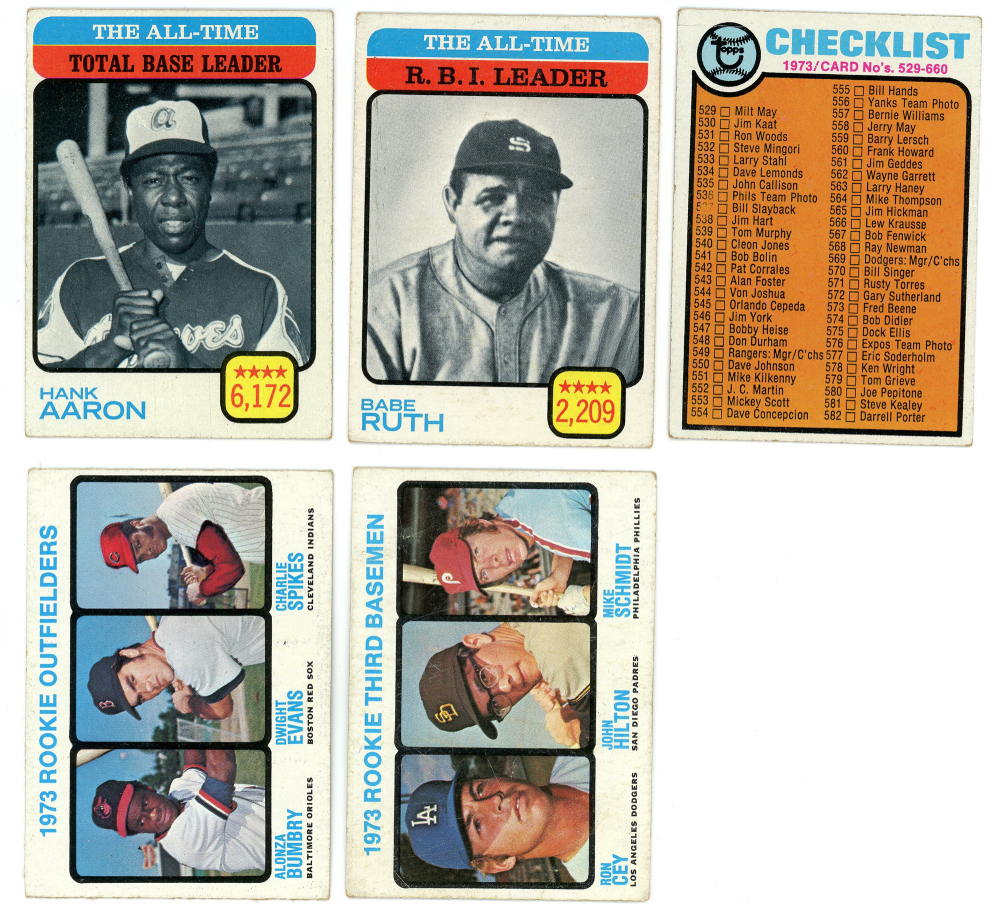 1973 Topps Baseball Complete Set Break Mystery Box - 15 Cards Per Box