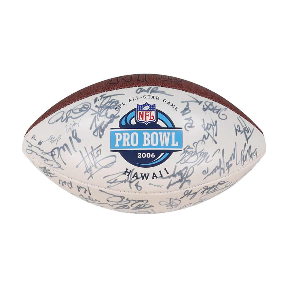 2006 AFC Pro Bowl NFL Football Team-Signed by (58) with Peyton Manning ...