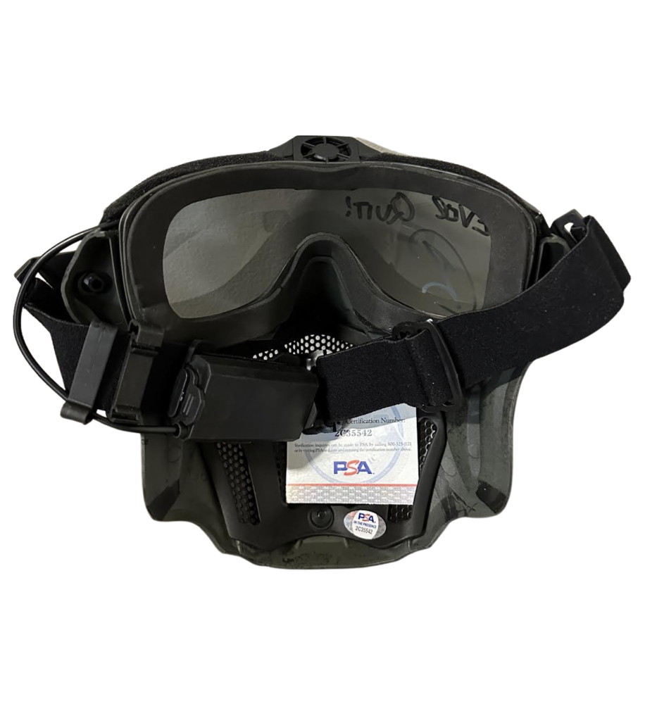 Robert O'Neill Signed Tactical Mask Inscribed "Never Quit!" (PSA ...
