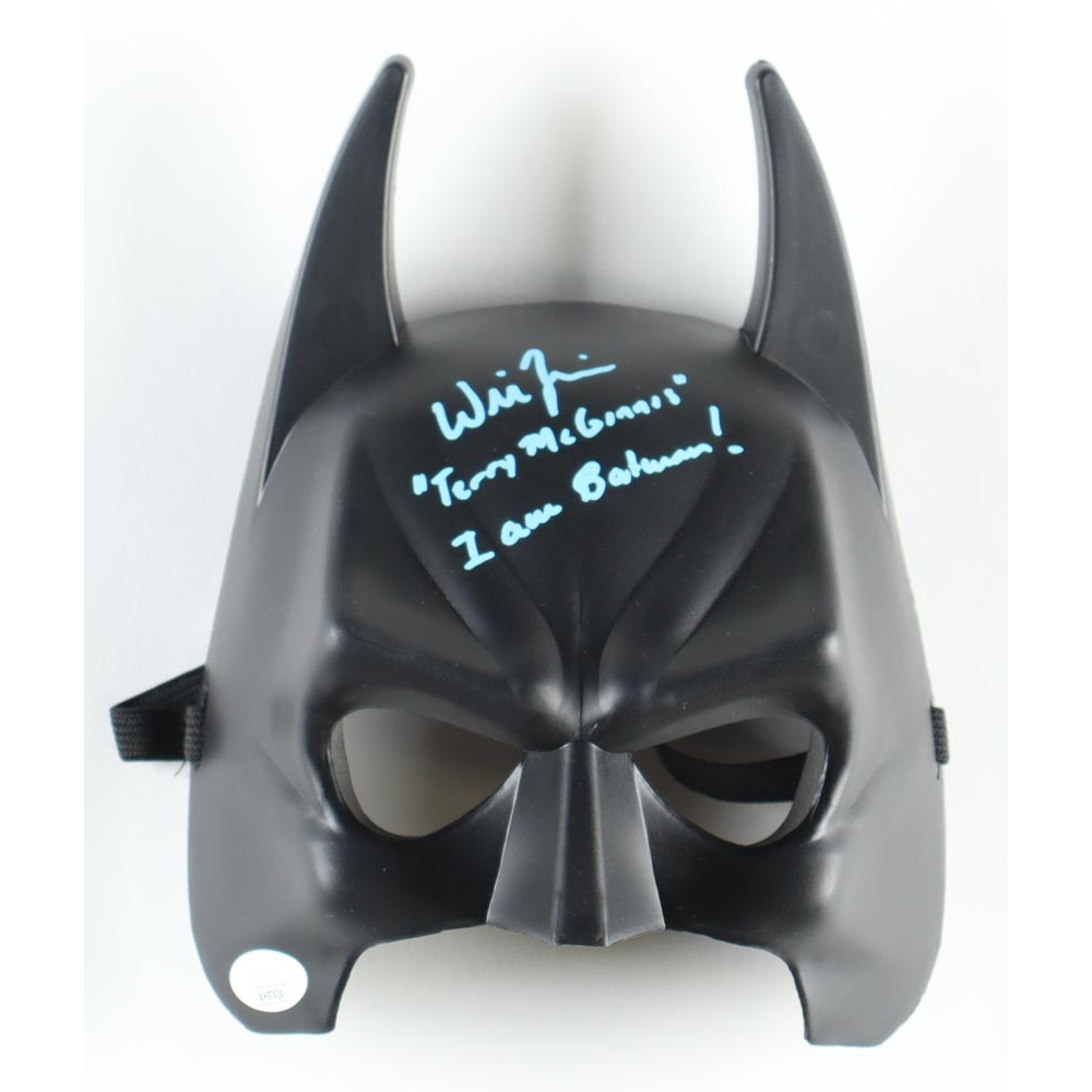 Will Friedle Signed "Batman" Mask Inscribed "I Am Batman!" & "Terry ...