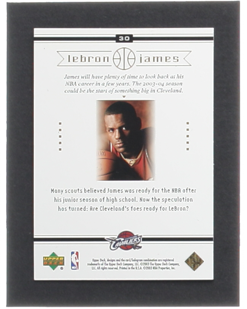 LeBron James 2003 Upper Deck LeBron James Box Set #30 RC / Ready or Not | Pristine Auction