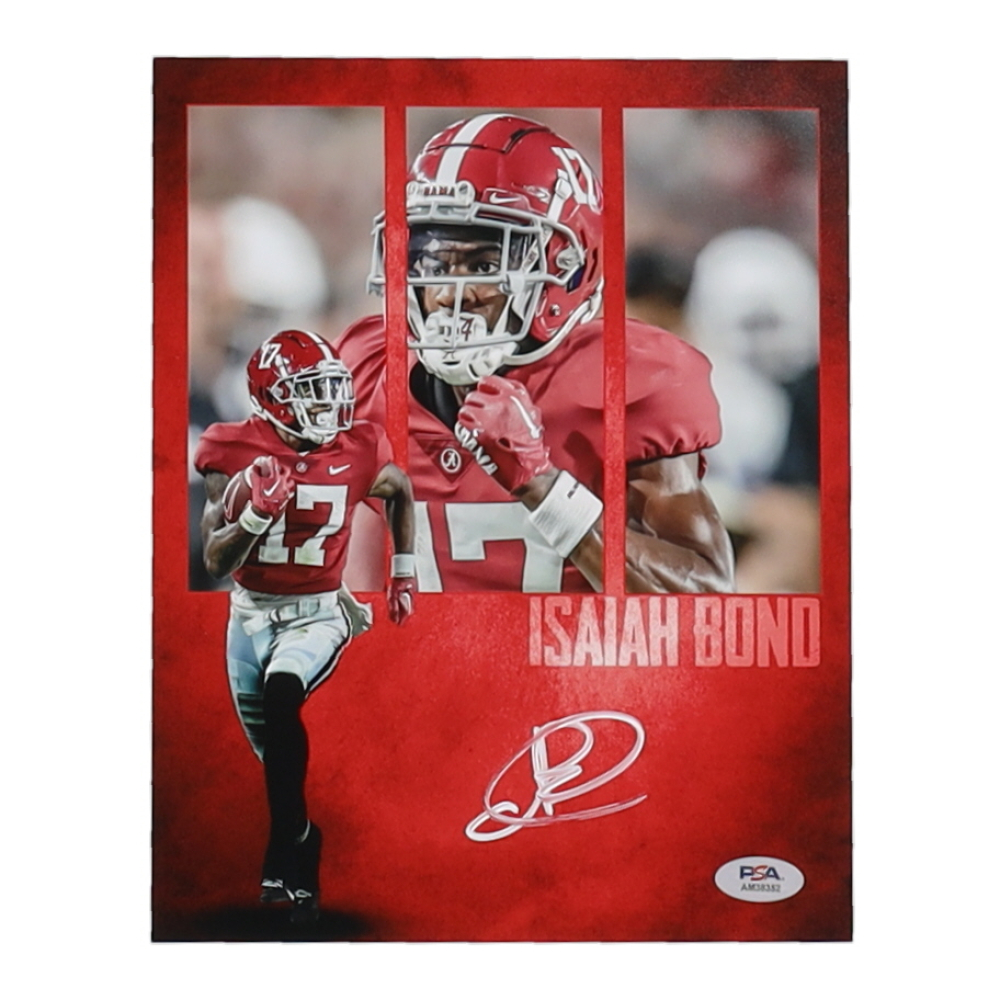 Isaiah Bond Signed Alabama Crimson Tide 8x10 Photo (PSA) | Pristine Auction