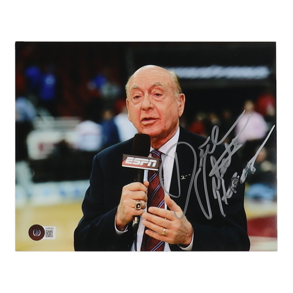 Dick Vitale Signed 8x10 Photo Inscribed "HOF 08" (Beckett) | Pristine ...