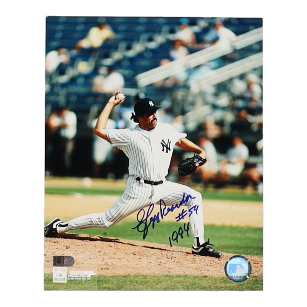 Jeff Reardon Signed Yankees 8x10 Photo Inscribed "1994" (AIV & MLB ...