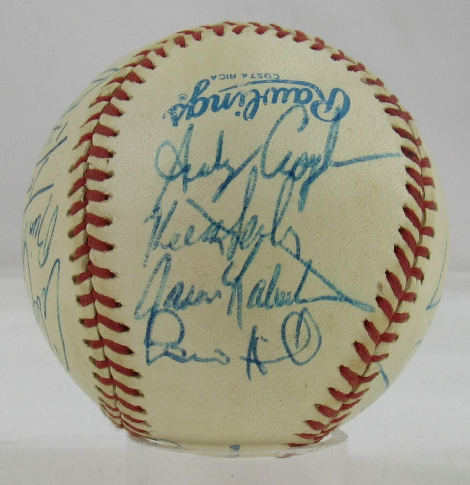 1994 Albany Colonie Yankees OAL Baseball Signed By (17) With Derek ...