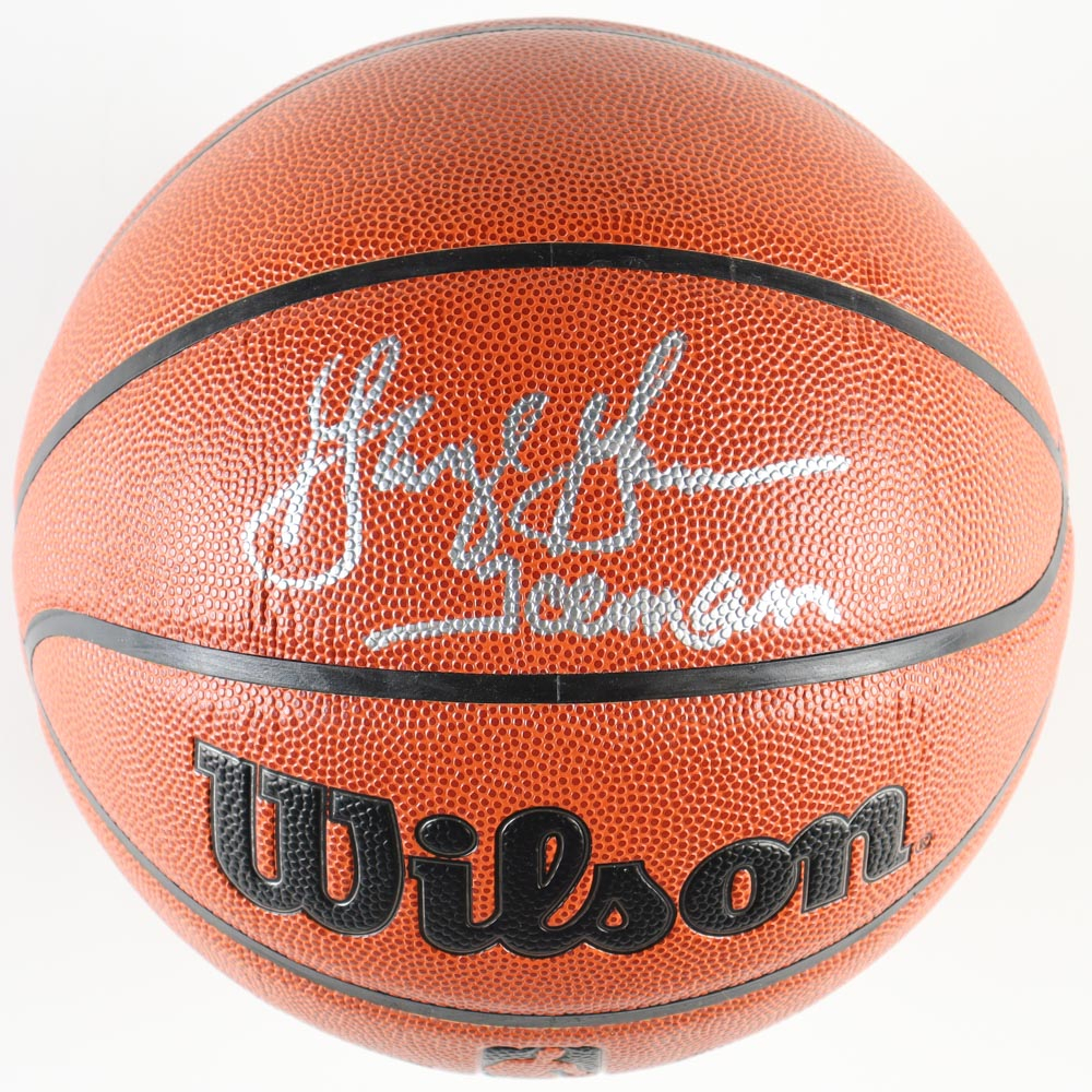 George Gervin Signed Wilson Indoor / Outdoor NBA Basketball Inscribed ...