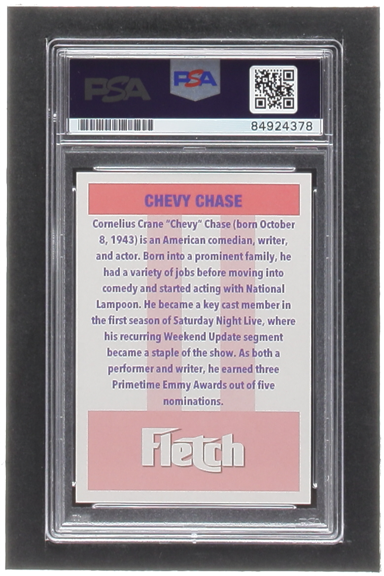 Chevy Chase Signed "Fletch" Trading Card (PSA) | Pristine Auction