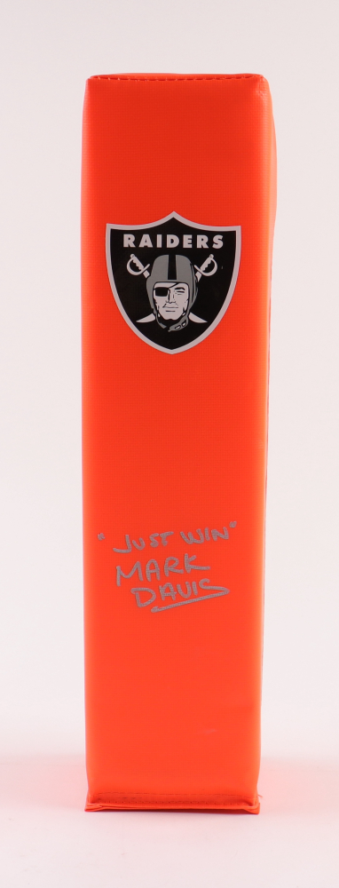 Mark Davis Signed Full-Size Pylon Inscribed "Just Win" (JSA) | Pristine ...