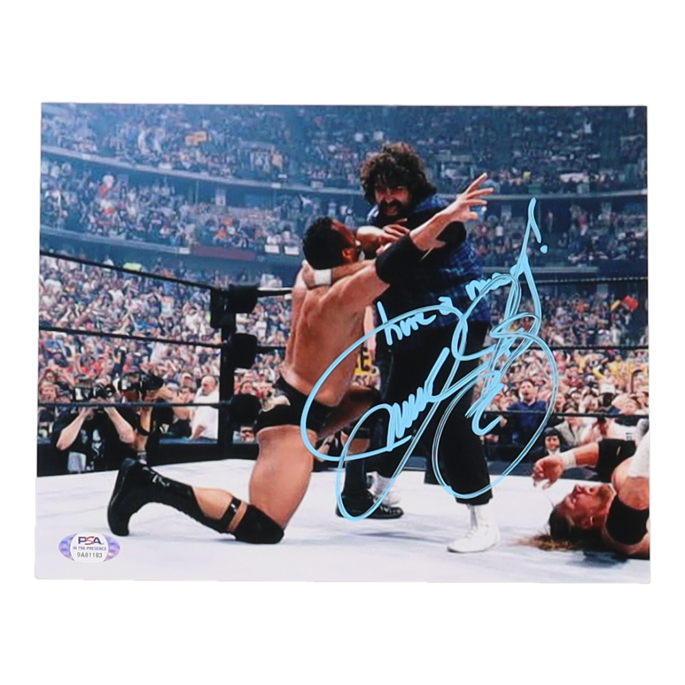 Mick Foley Signed WWE 8x10 Photo Inscribed "Have a Nice Day" (PSA) | Pristine Auction