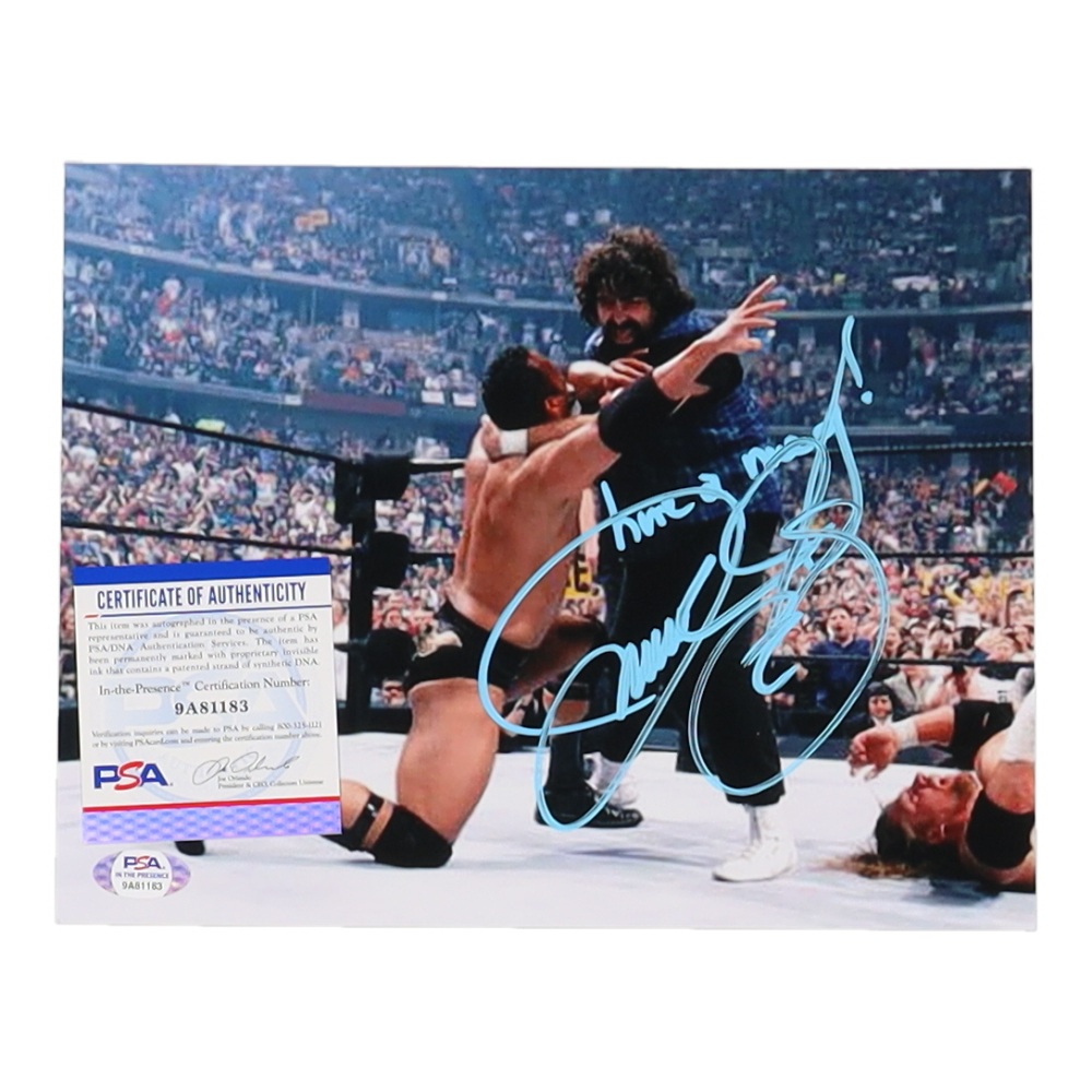 Mick Foley Signed WWE 8x10 Photo Inscribed "Have a Nice Day" (PSA) | Pristine Auction