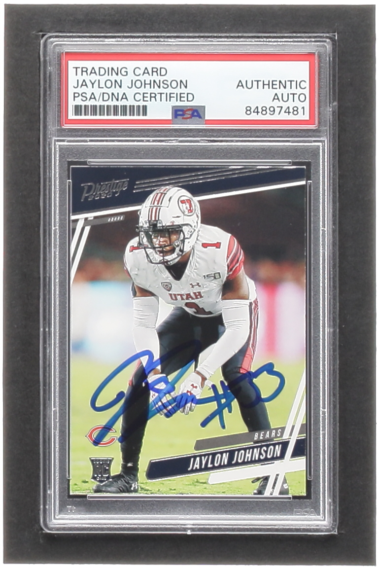 Jaylon Johnson Signed 2020 Prestige #254 RC (PSA) | Pristine Auction