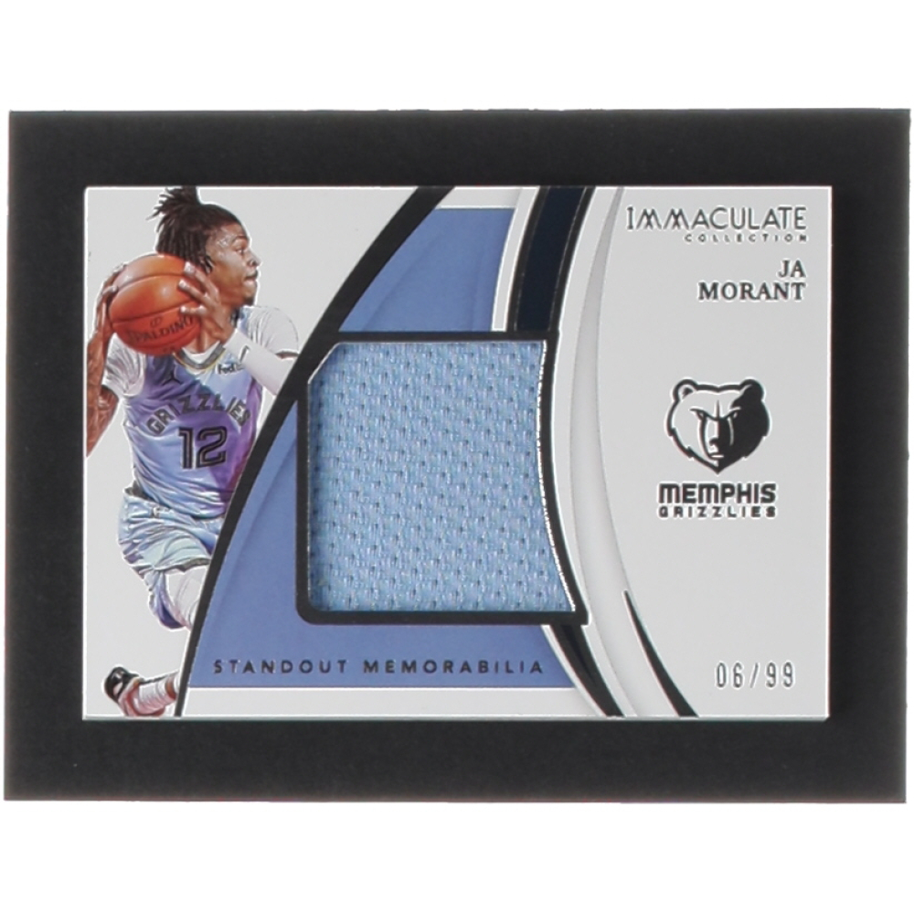 Ja Morant 2020-21 Immaculate Collection Standout Memorabilia #13 #06/99 ...