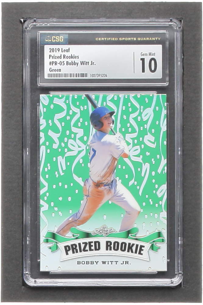 Bobby Witt Jr. 2019 Leaf Metal Special Release Prized Rookie Rainbow ...