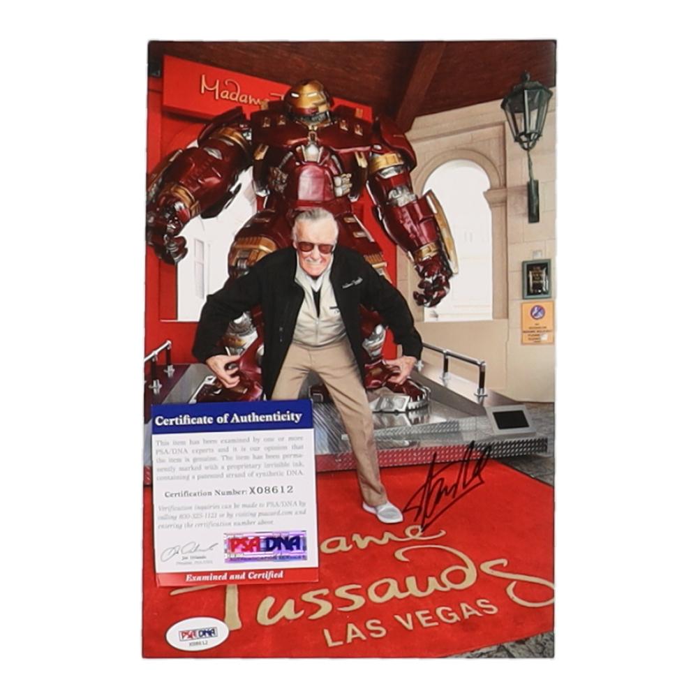 Stan Lee Signed 7x10 Photo (PSA) | Pristine Auction