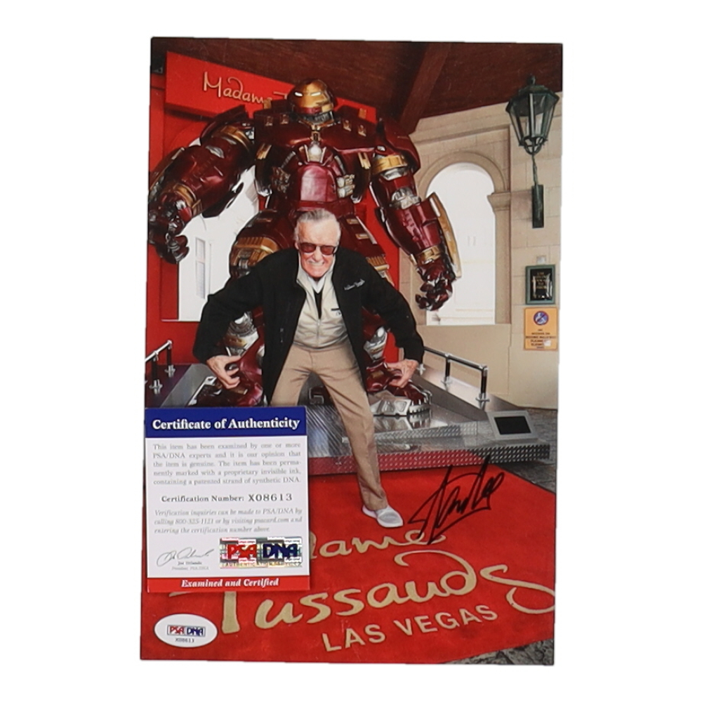 Stan Lee Signed 7x10 Photo (PSA) | Pristine Auction