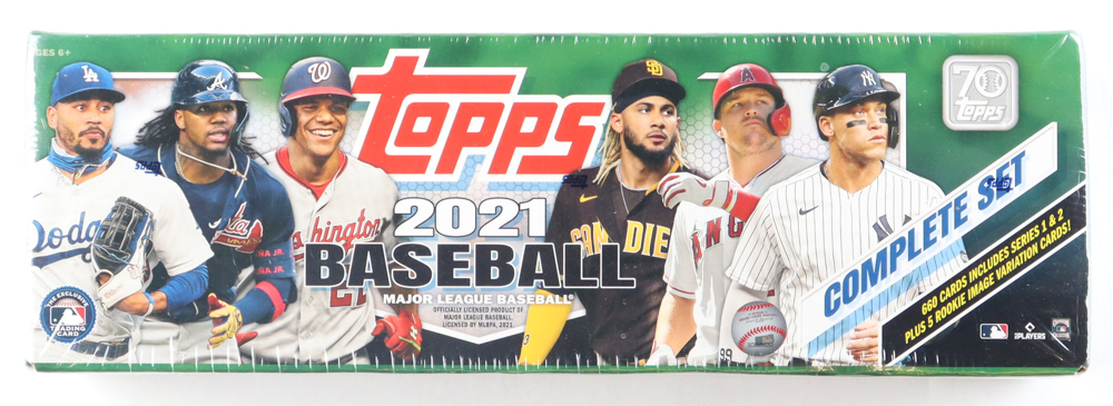 2021 Topps Baseball Complete Set Box of (665) Cards | Pristine Auction