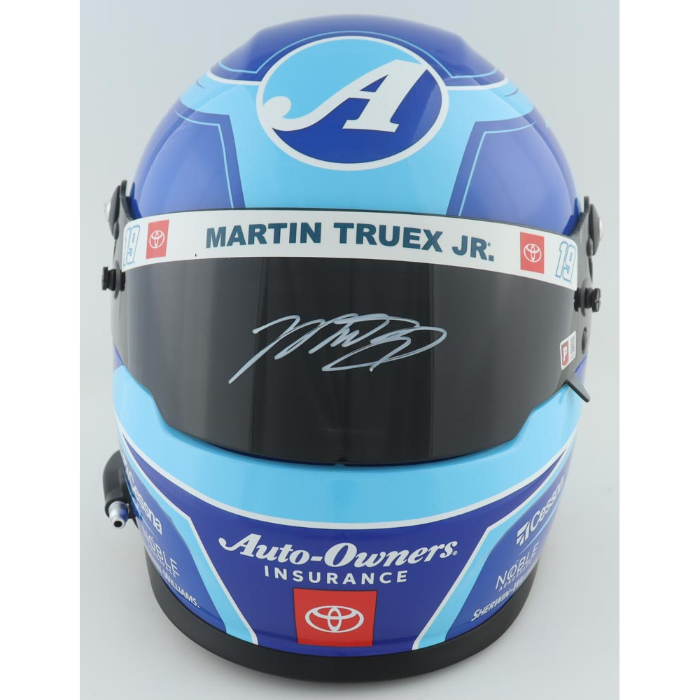 Martin Truex Jr. Signed NASCAR Auto-Owners Insurance Full-Size Helmet ...