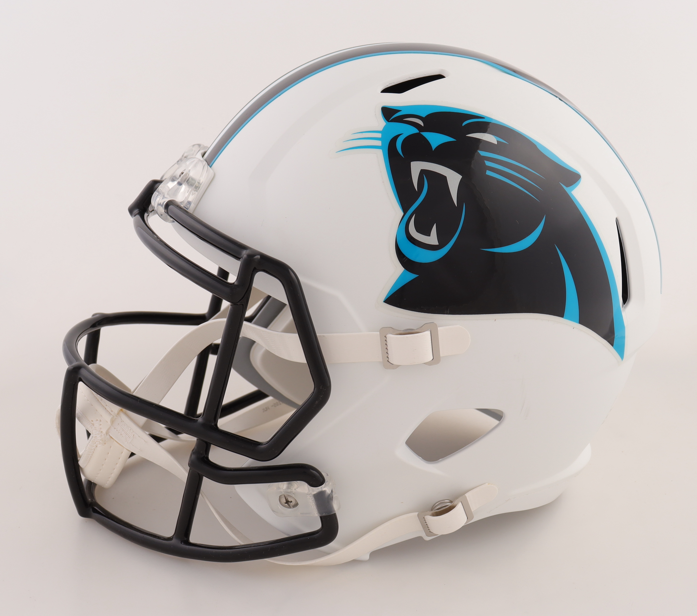 Christian McCaffrey Signed Panthers Full-Size Lunar Eclipse Alternate Speed Helmet (Beckett ...