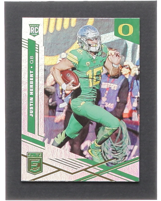 Justin Herbert 2020 Elite Rookies #5 RC | Pristine Auction