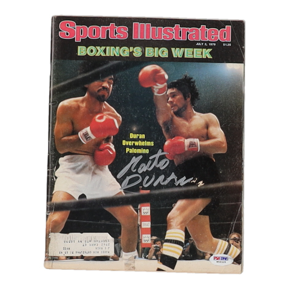 Roberto Duran Signed 1979 Sports Illustrated Magazine (JSA) | Pristine ...