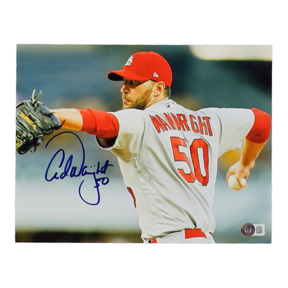 Adam Wainwright Signed Cardinals 8x10 Photo (Beckett) | Pristine Auction