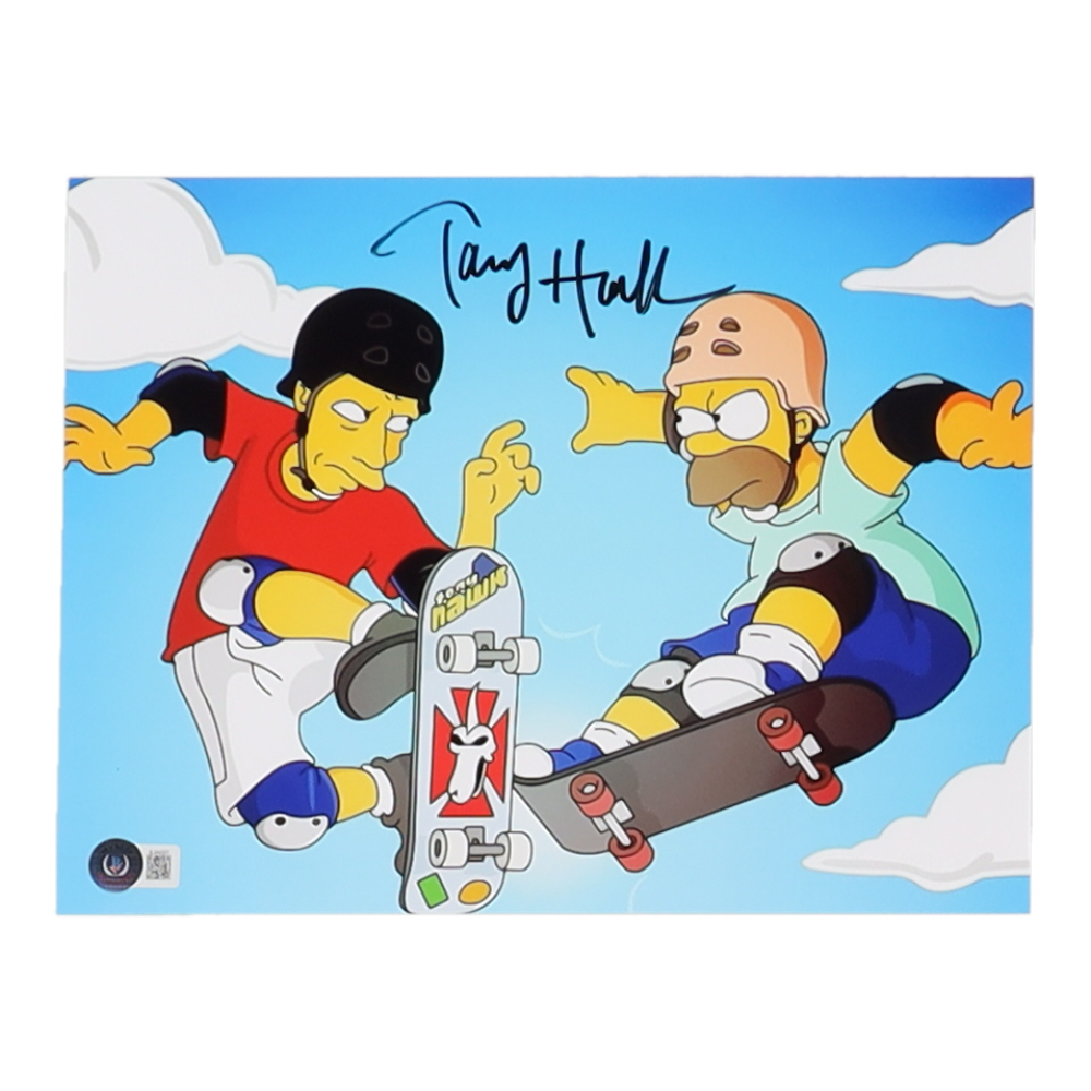 Tony Hawk Signed "The Simpsons" 8x10 Photo (Beckett) | Pristine Auction