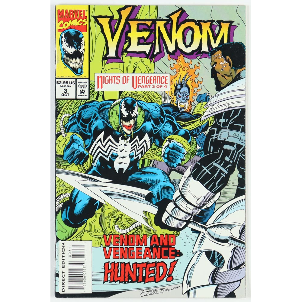 1994 "Venom: Nights of Vengeance" Issue #3 Marvel Comic Book | Pristine ...