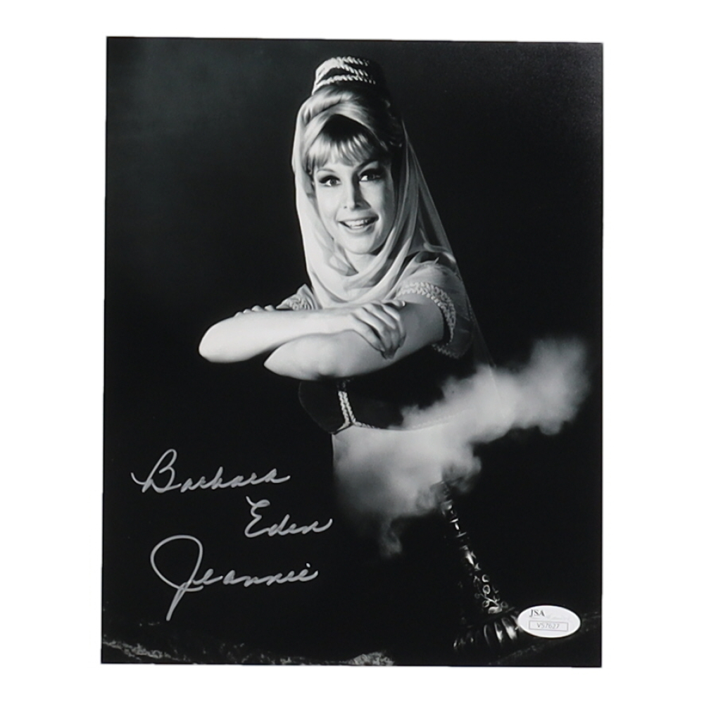 Barbara Eden Signed "I Dream of Jeannie" 8x10 Photo Inscribed "Jeannie ...
