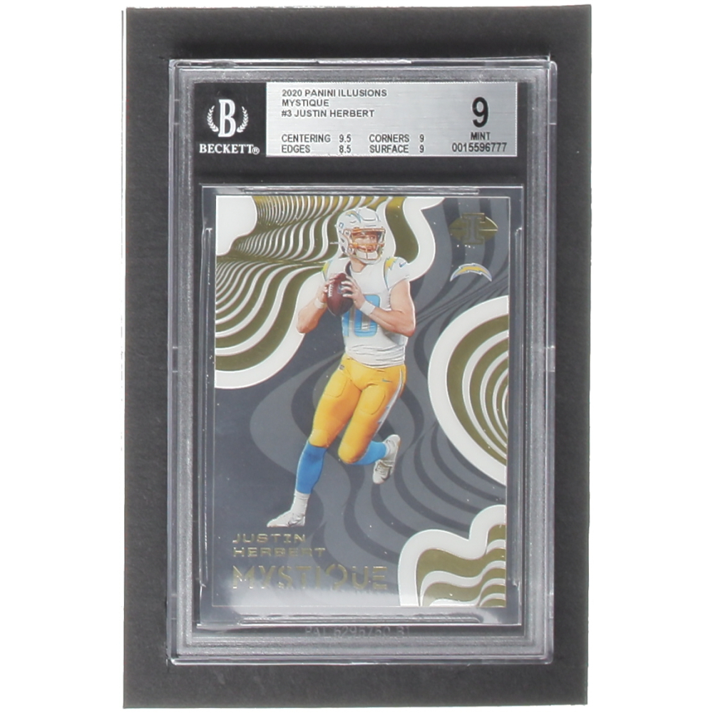 Justin Herbert 2020 Panini Illusions Mystique #3 (BGS 9) | Pristine Auction Justin Herbert 2020 Panini Illusions Mystique #3 (BGS 9) | Pristine Auction
