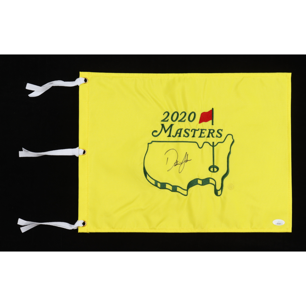 Dustin Johnson Signed 2020 Masters Pin Flag (JSA) | Pristine Auction