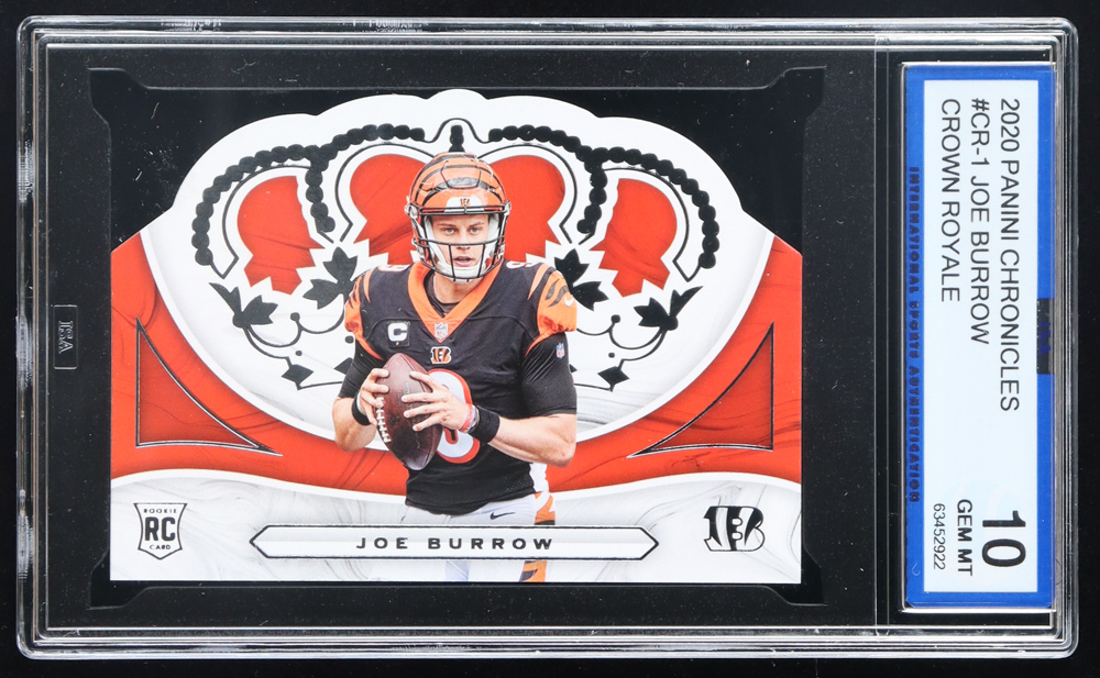 Joe Burrow 2020 Crown Royale #1 RC (ISA 10) | Pristine Auction