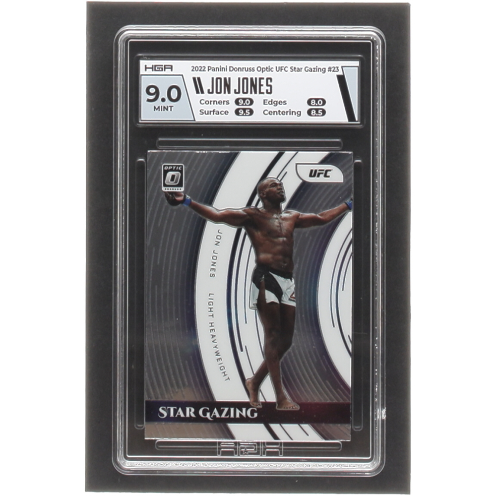 Jon Jones 2022 Donruss Optic UFC Star Gazing #23 (HGA 9) | Pristine Auction