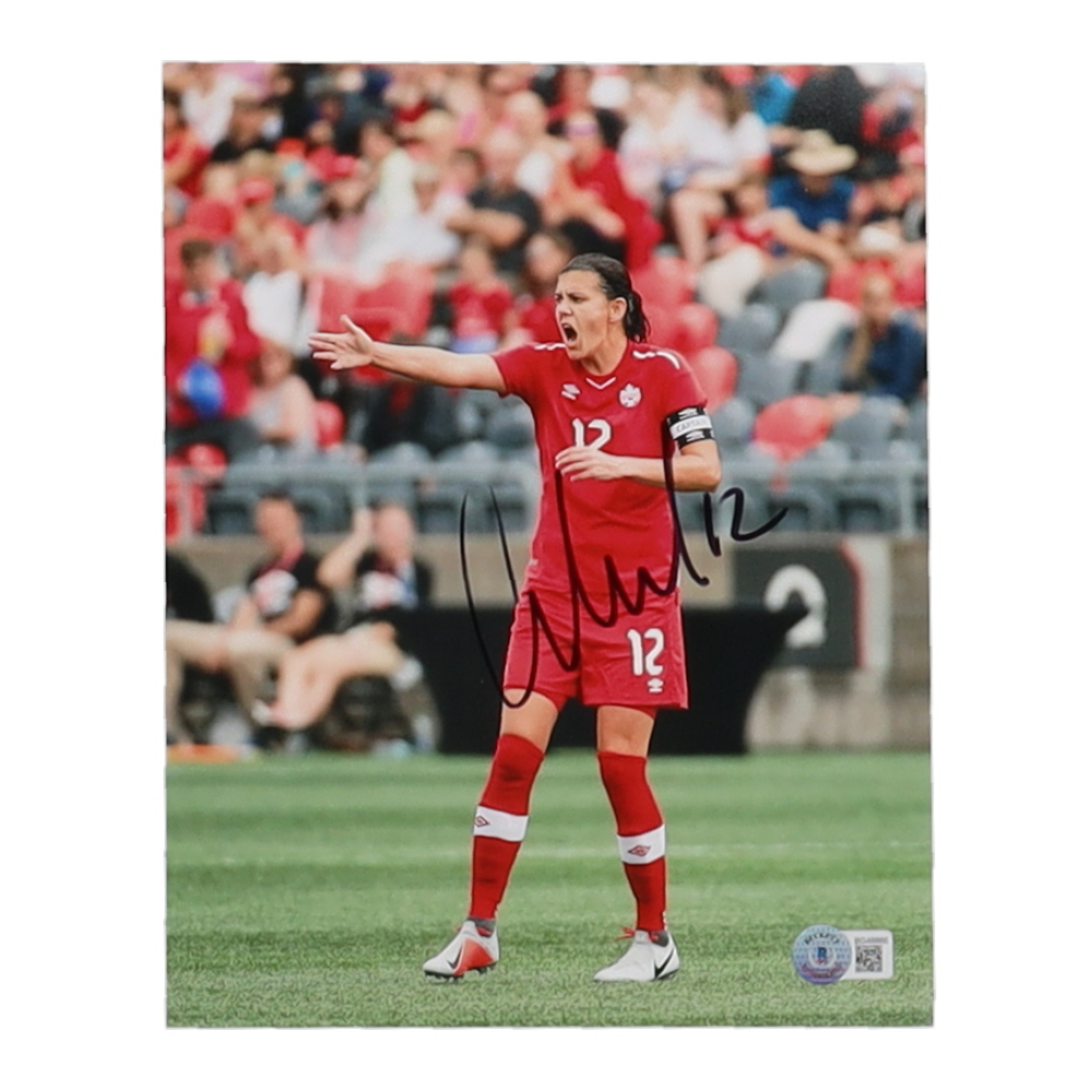 Christine Sinclair Signed Team Canada 8x10 Photo (Beckett) | Pristine ...