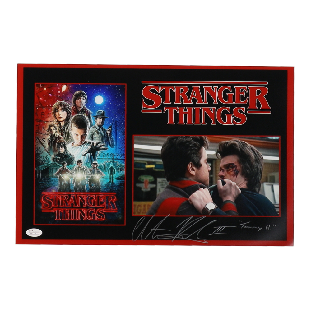 Chester Rushing III Signed "Stranger Things" 11x17 Photo Inscribed ...