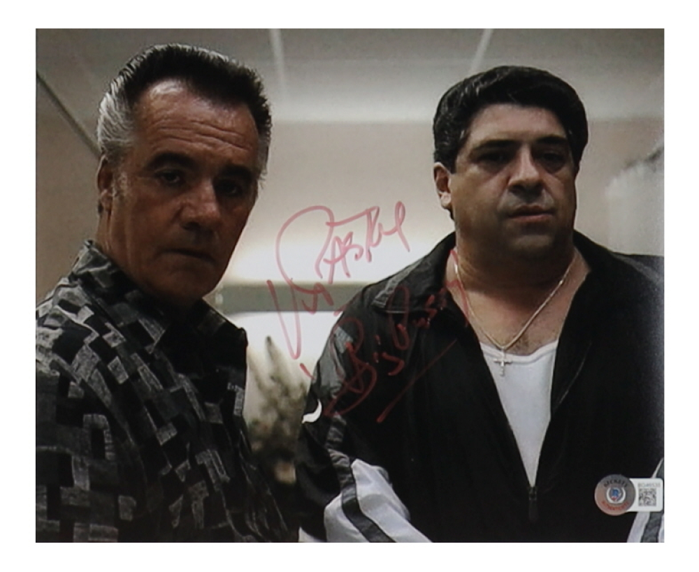 Vincent Pastore Signed "The Sopranos" 8x10 Photo Inscribed "Big P ...