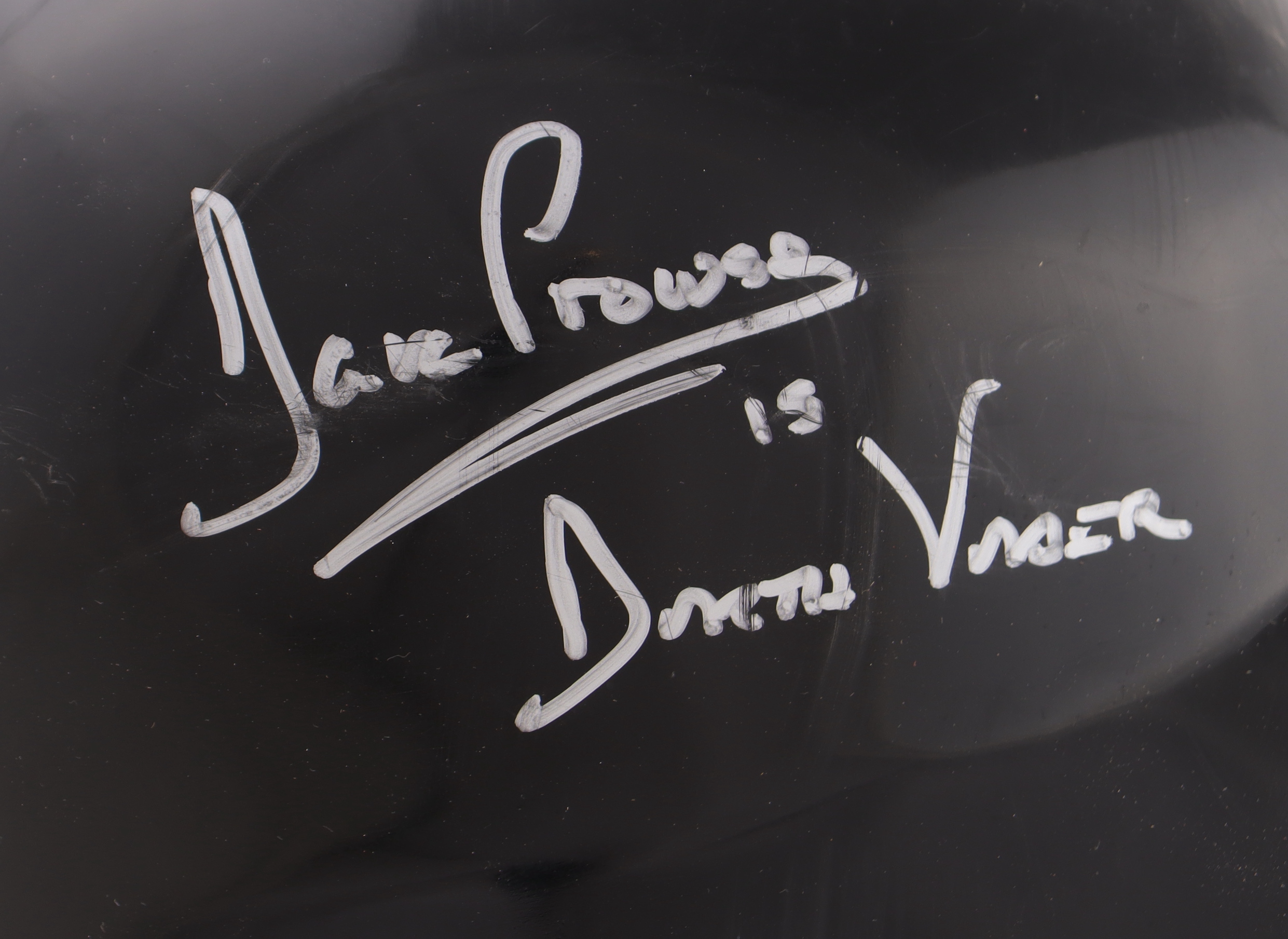 David Prowse Signed "Star Wars" Darth Vader Full-Size Helmet Inscribed ...