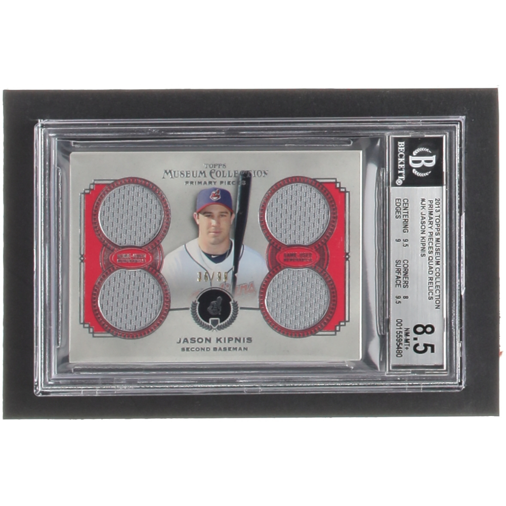 Jason Kipnis 2013 Topps Museum Collection Primary Pieces Quad Relics # ...