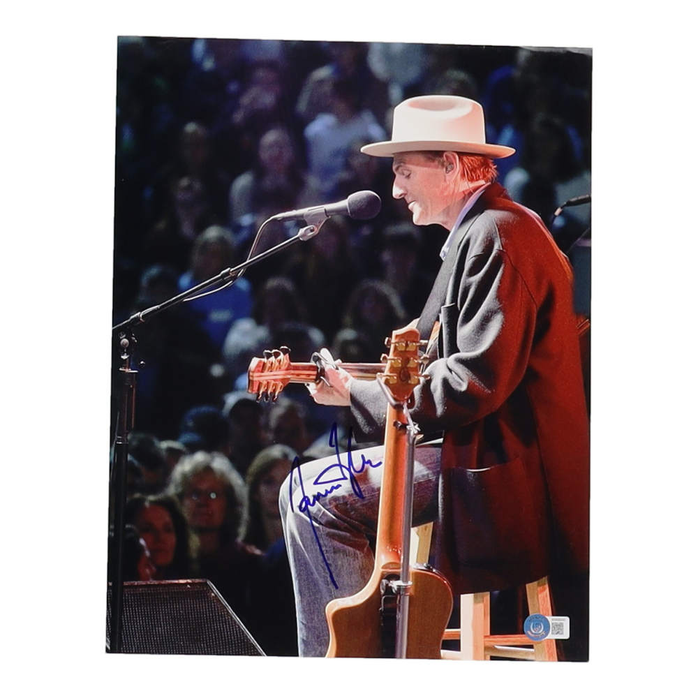 James Taylor Signed 11x14 Photo (Beckett COA) | Pristine Auction