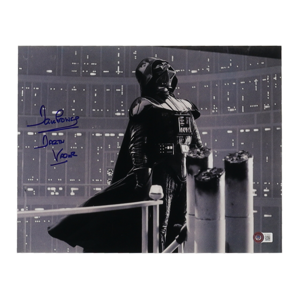 David Prowse Signed "Star Wars" 11x14 Photo Inscribed "Darth Vader ...