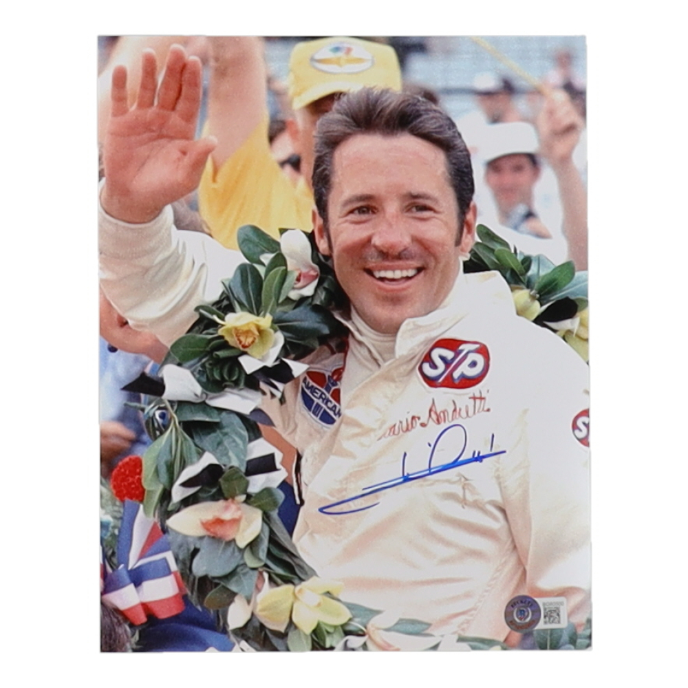 Mario Andretti Signed 8x10 Photo (Beckett) | Pristine Auction