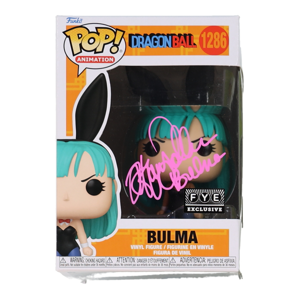 Tiffany Vollmer Signed "Dragon Ball" #1286 Bulma Funko Pop! Vinyl ...