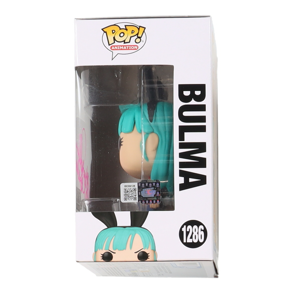 Tiffany Vollmer Signed "Dragon Ball" #1286 Bulma Funko Pop! Vinyl ...