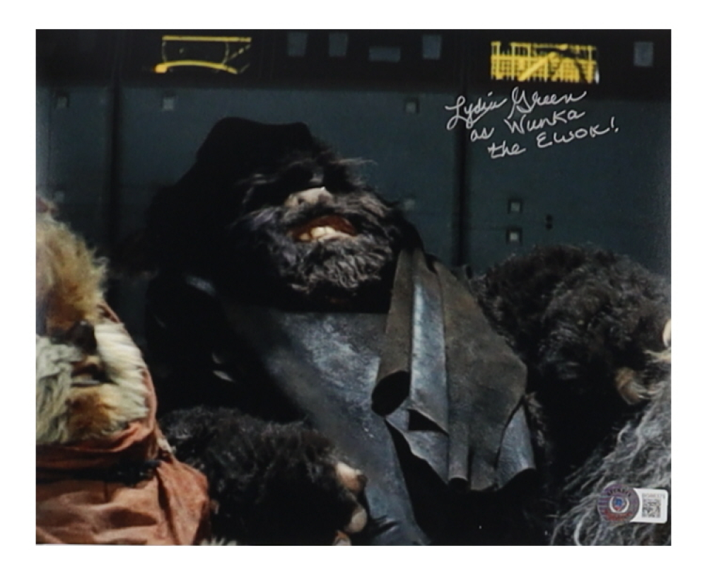 Lydia Green Signed "Star Wars: Return of the Jedi" 8x10 Photo Inscribed ...