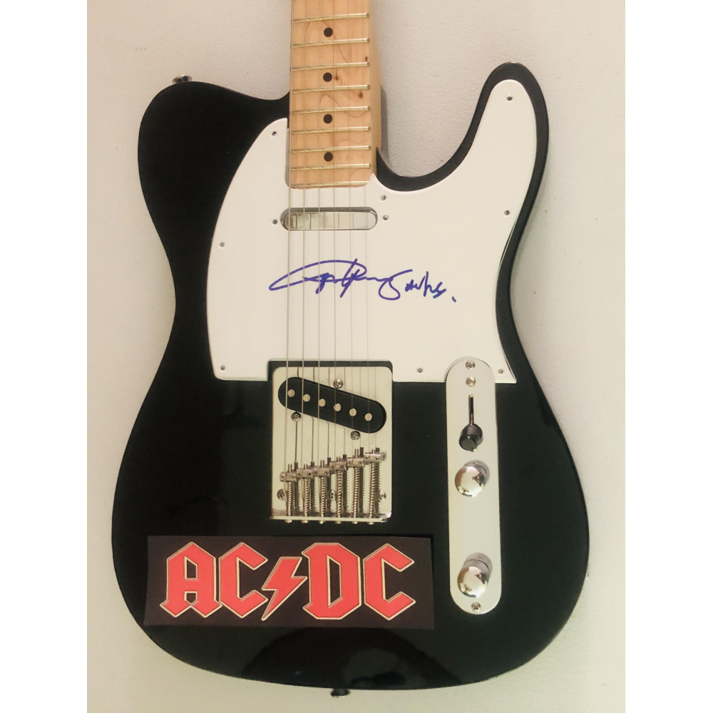 Angus Young Signed Full-Size Electric Guitar Inscribed "AC/DC" (JSA ...