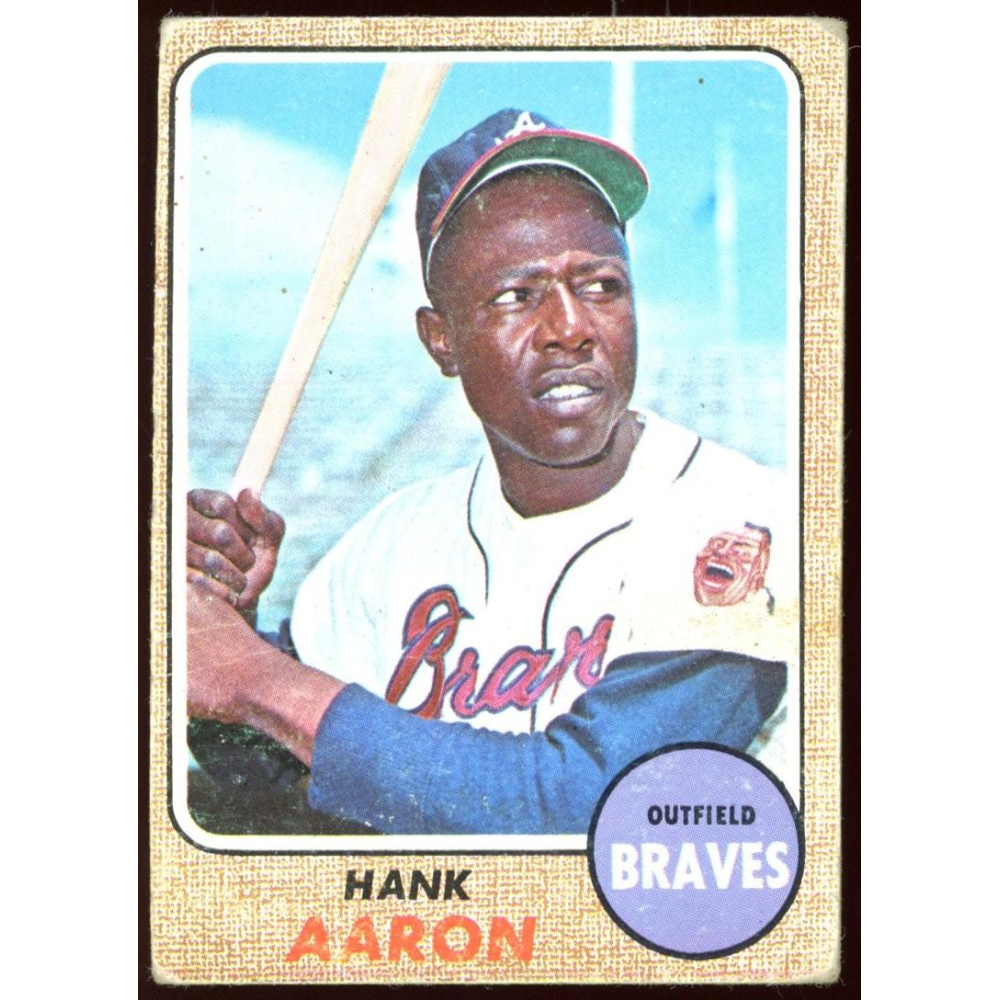 Hank Aaron 1968 Topps #110 | Pristine Auction