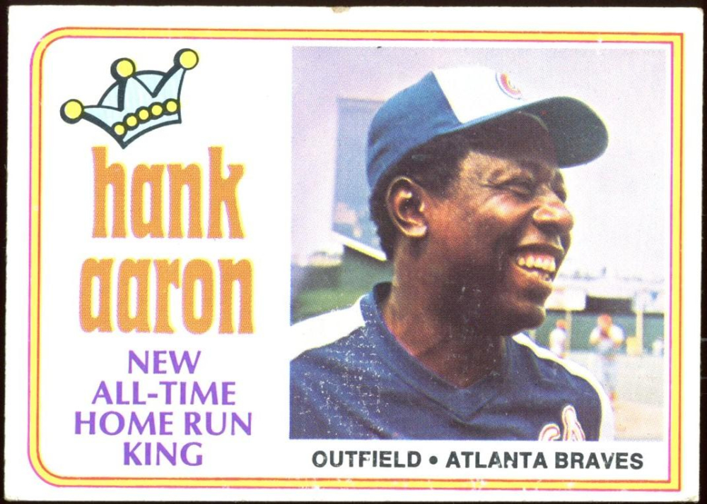 Hank Aaron 1975 Topps #1 | Pristine Auction