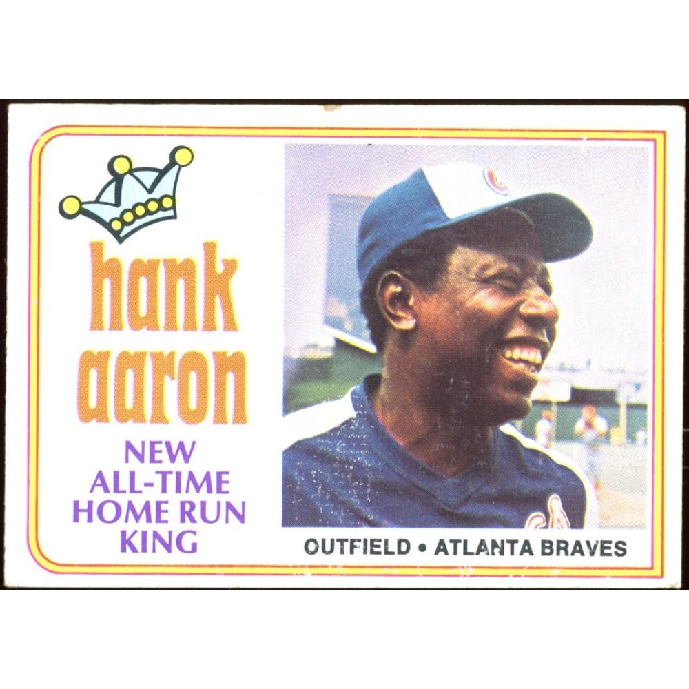 Hank Aaron 1975 Topps #1 | Pristine Auction