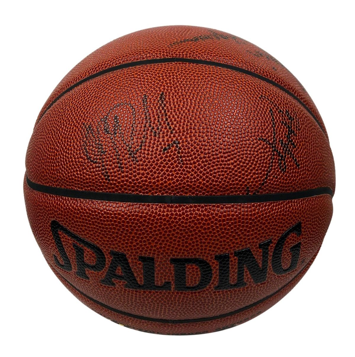 Junior Bridgeman & Marques Johnson Signed NBA Basketball (JSA ...