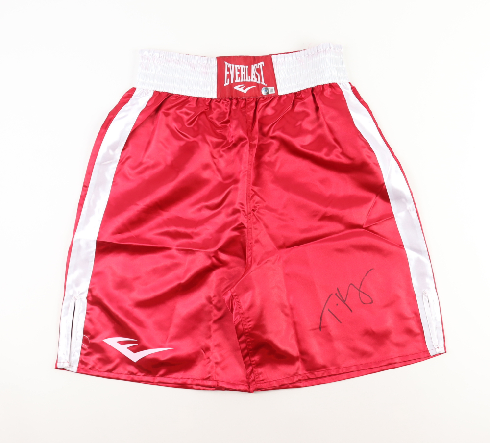 Tyson Fury Signed Everlast Boxing Trunks (Beckett Hologram) | Pristine ...